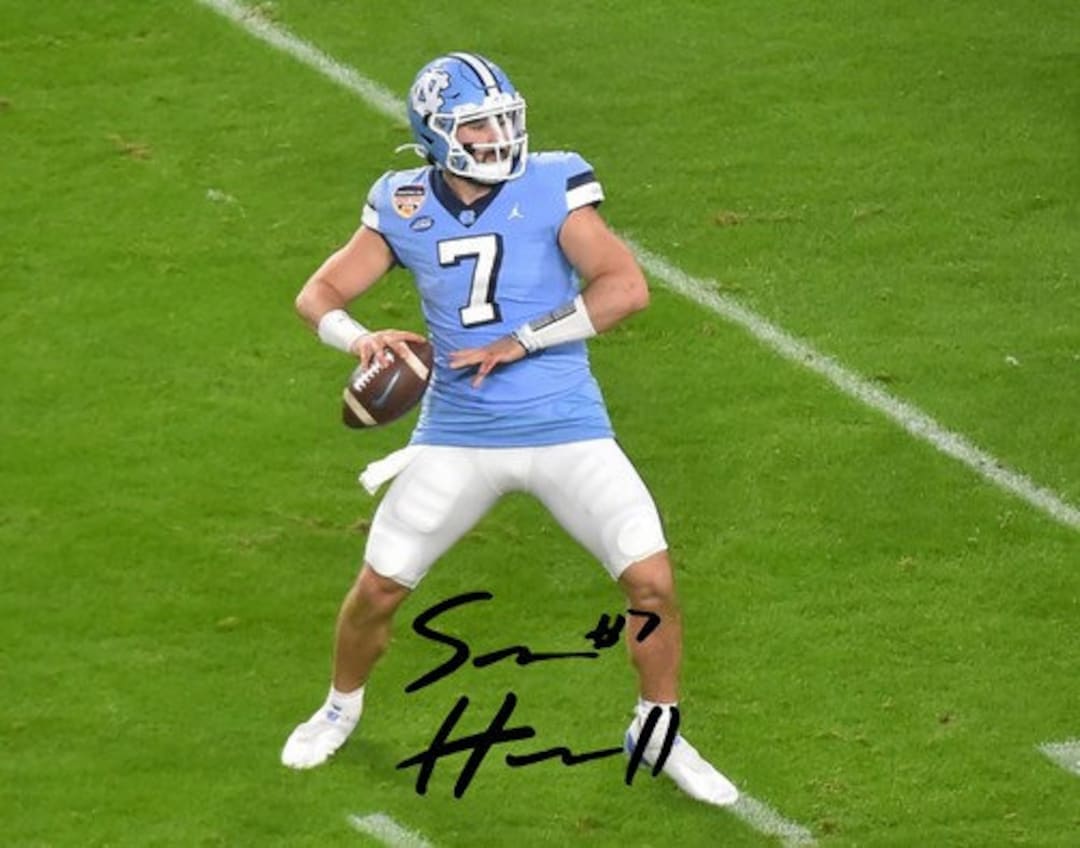 Sam Howell Signed Photo 8X10 Rp Autographed North Carolina Tarheels - Etsy