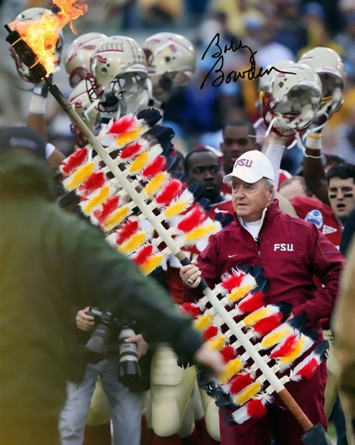 Bobby Bowden Signed Photo 8X10 Rp Autographed Florida State Seminoles ...