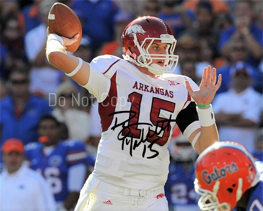 Ryan Mallett Signed Photo 8X10 Rp Autographed Picture Arkansas ...