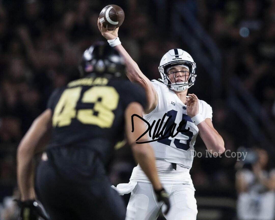 Drew Allar Signed Photo 8X10 Rp Autographed Picture Penn State Nittany ...