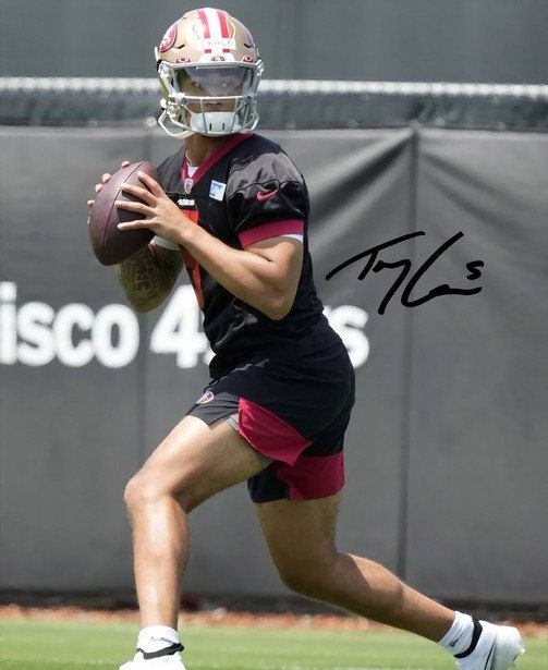 Trey Lance Signed Photo 8X10 Rp Autographed San Francisco - Etsy