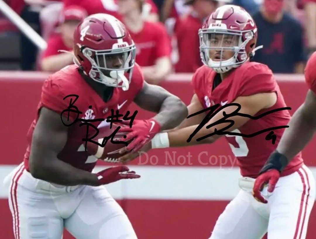 Bryce Young & Ben Robinson Jr Signed Photo 8X10 Rp Autographed Picture ...
