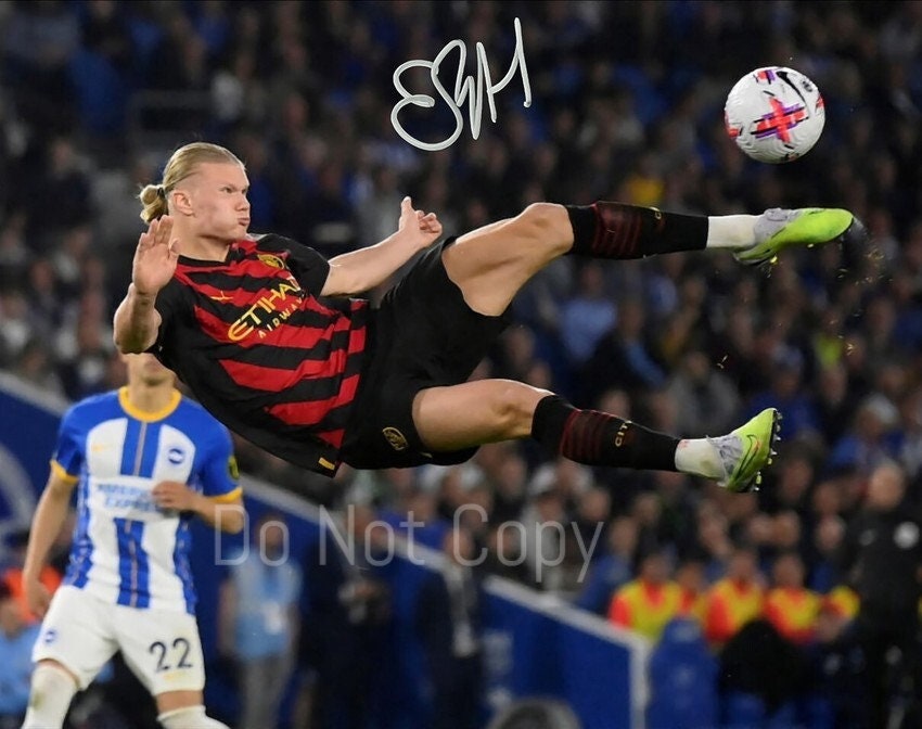 Erling Haaland Signed Photo 8X10 Rp Autographed Picture Manchester City ...