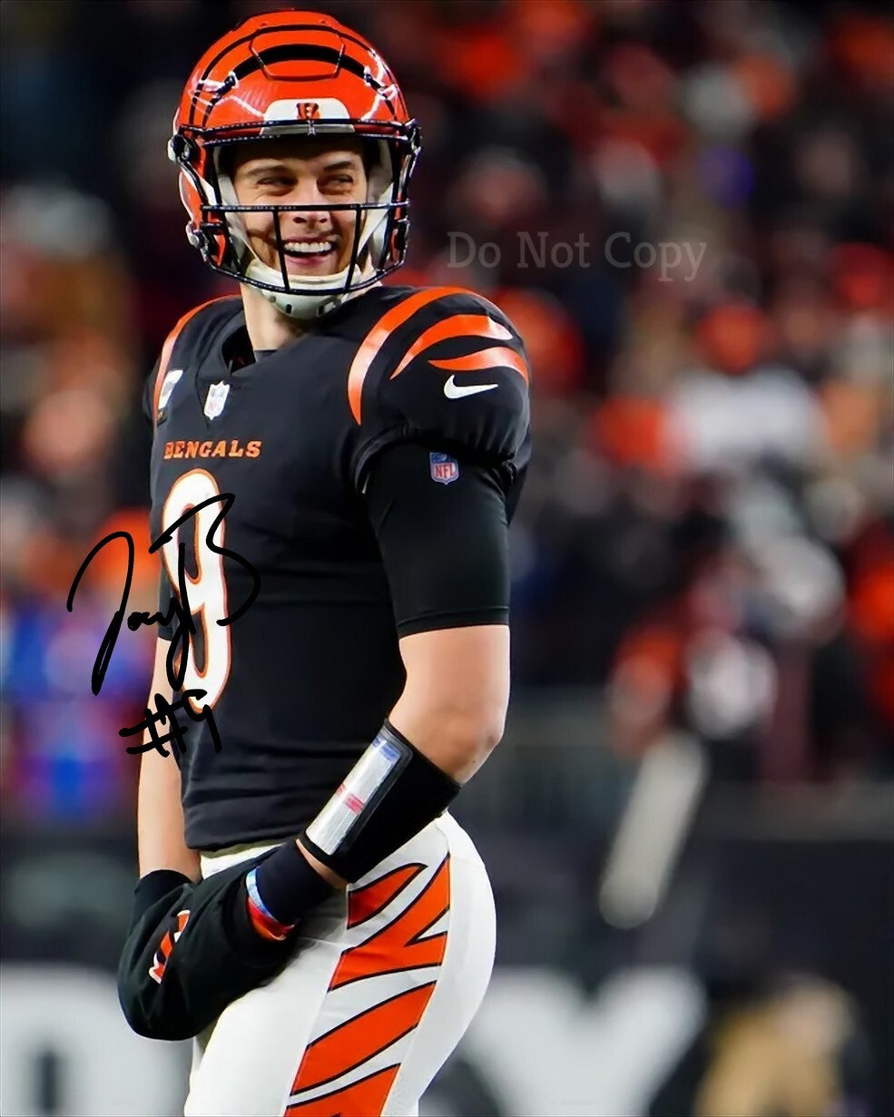 Joe Burrow Signed Photo 8X10 Rp Autographed Picture Cincinnati Bengals ...