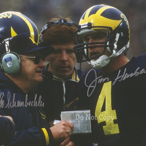 Jim Harbaugh Autographed - Etsy