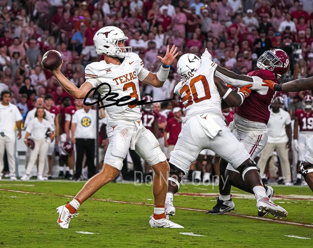 Quinn Ewers Signed Photo 8X10 Rp Autographed Picture Texas Longhorns ...