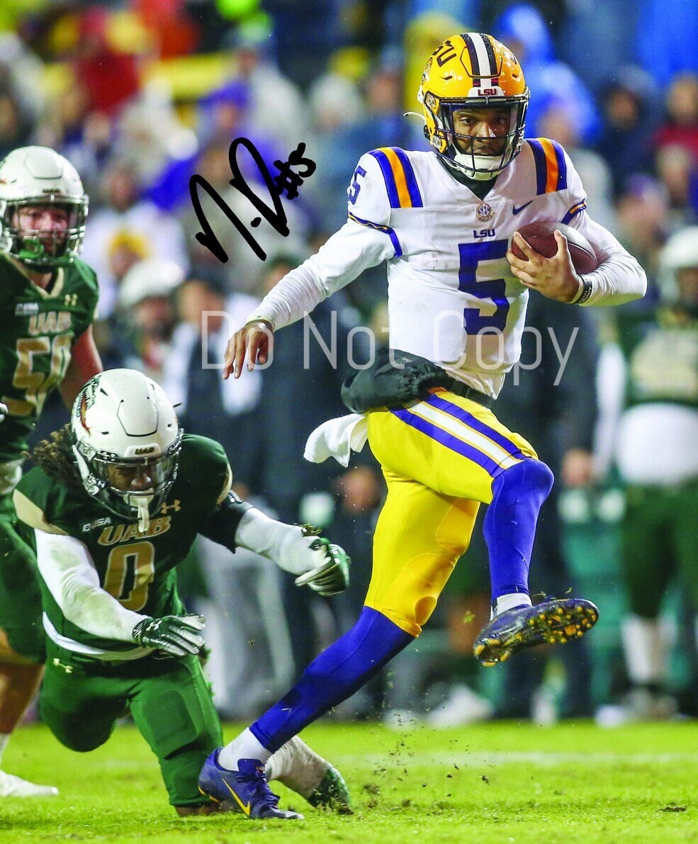 Jayden Daniels Signed Photo 8X10 Rp Autographed Picture LSU Tigers - Etsy