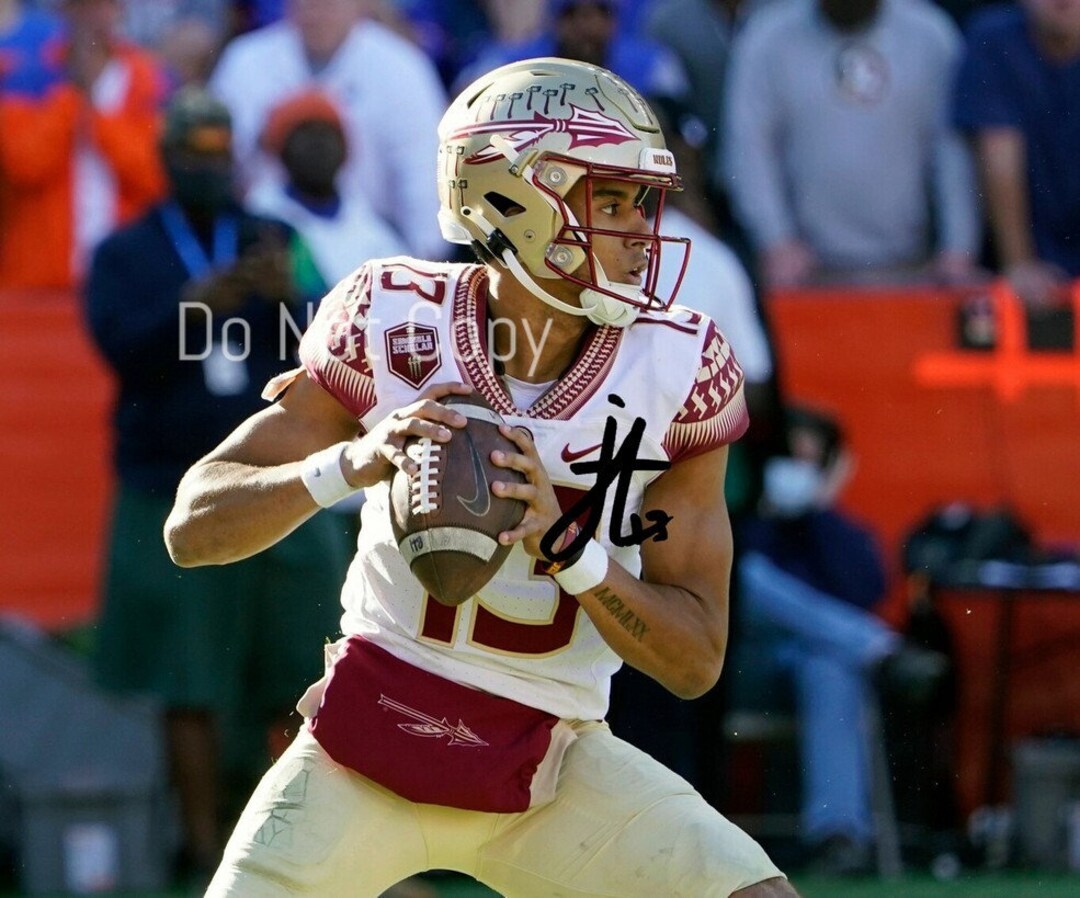 Jordan Travis Signed Photo 8X10 Rp Autographed Picture FSU Florida ...