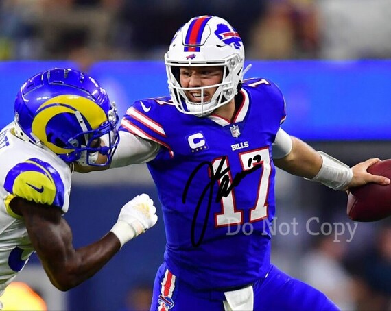 Josh Allen Signed Photo 8X10 Rp Autographed Picture Buffalo - Etsy
