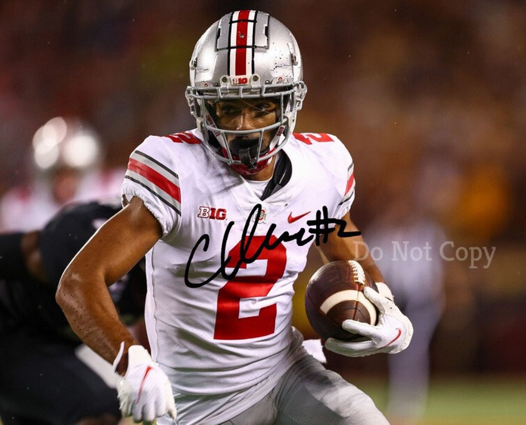 Chris Olave Signed Photo 8X10 Rp Autographed Picture Ohio State ...
