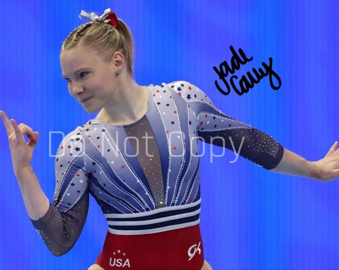 Jade Carey Signed Photo 8X10 Rp Autographed Auto Picture Gymnastics ...