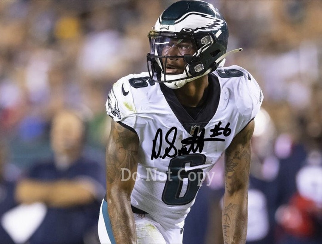 Devonta Smith Signed Photo 8X10 Rp Autographed ** Philadelphia Eagles ...
