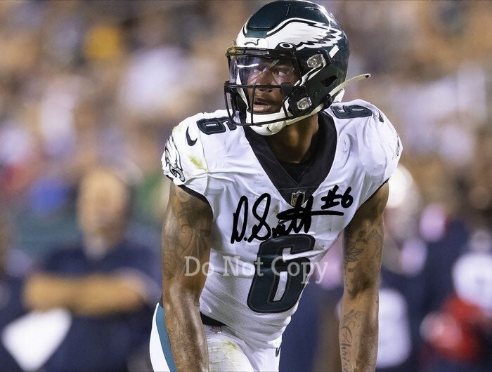 Devonta Smith Signed Photo 8X10 Rp Autographed ** Philadelphia Eagles ...