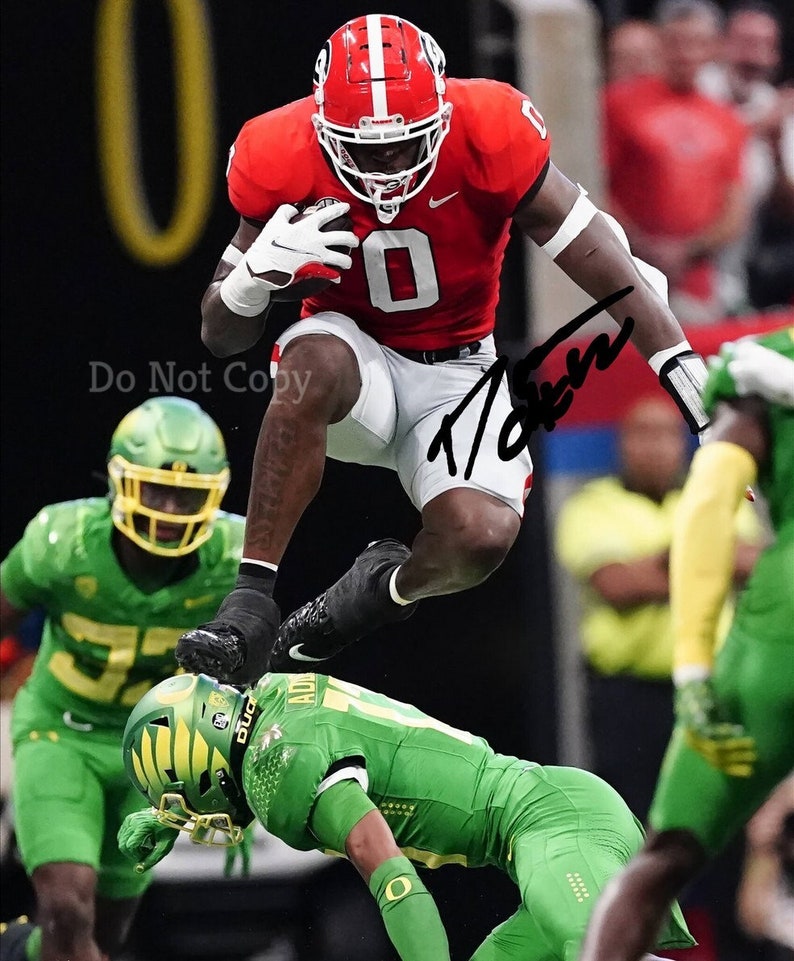 Darnell Washington Signed Photo 8X10 Rp Autographed Picture Georgia ...