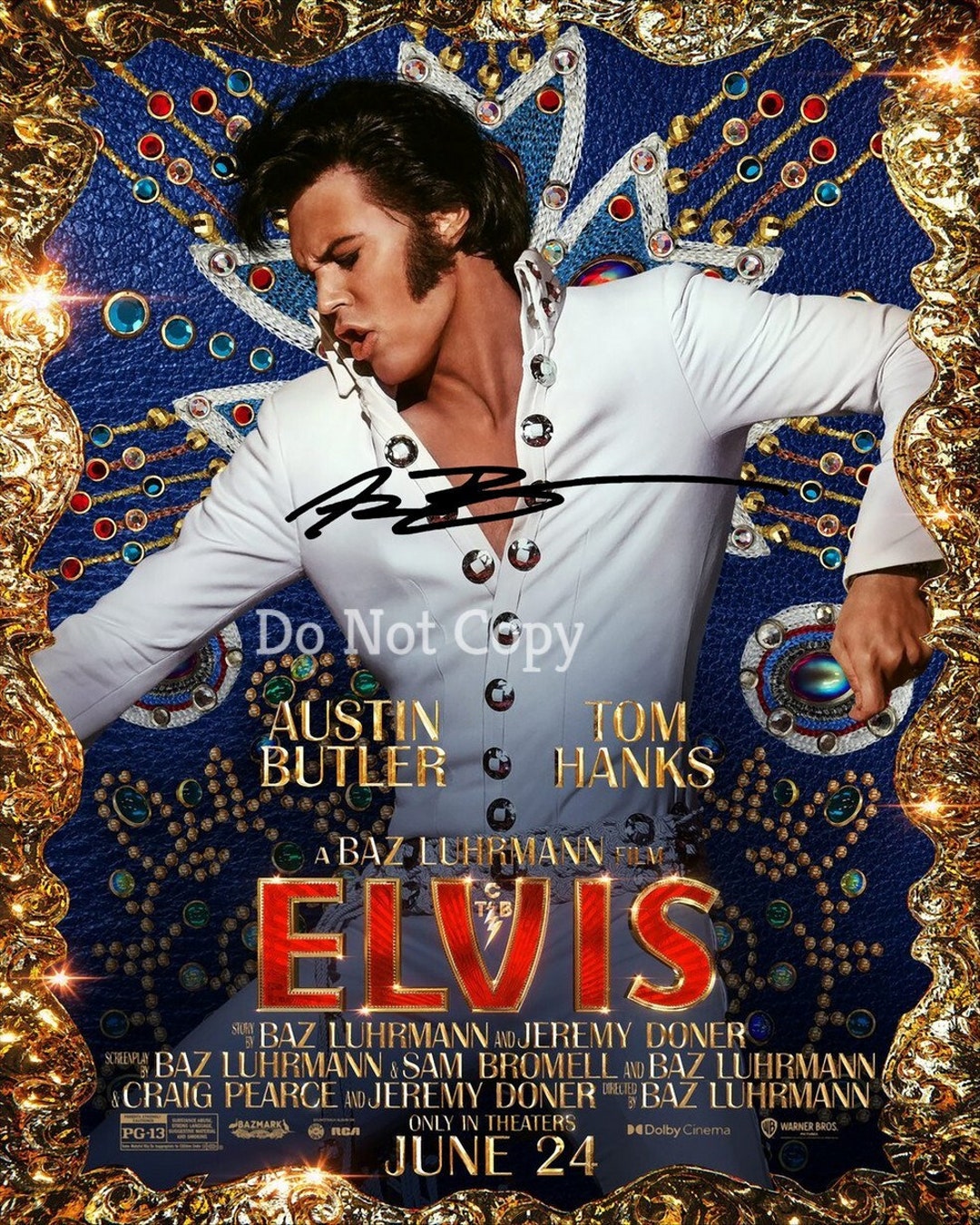 Austin Butler Signed Photo 8X10 Rp Autographed Picture " Elvis " - Etsy