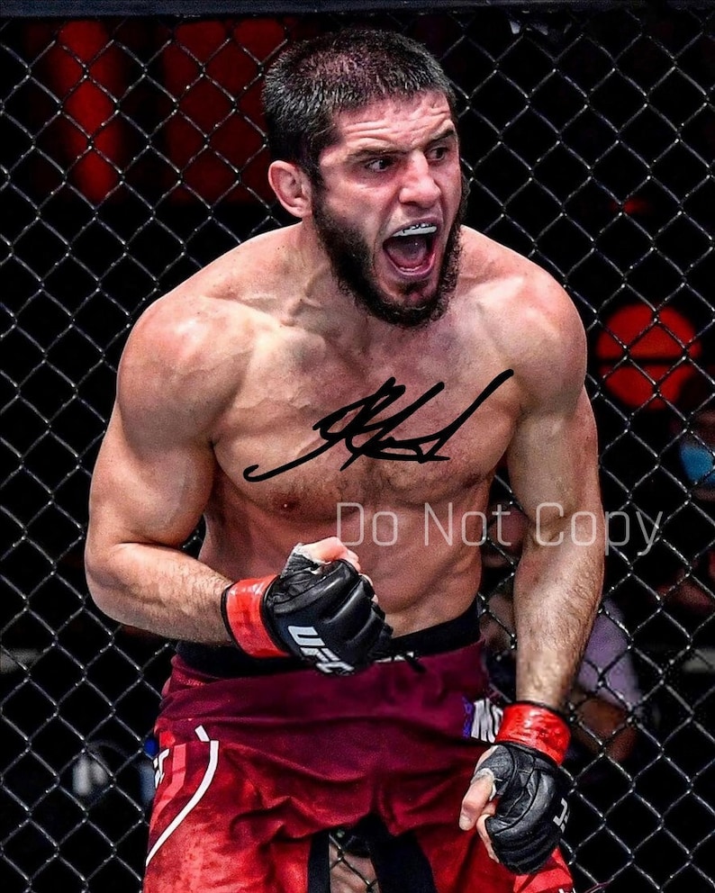Islam Makhachev Signed Photo 8X10 Rp Autographed Picture UFC MMA - Etsy