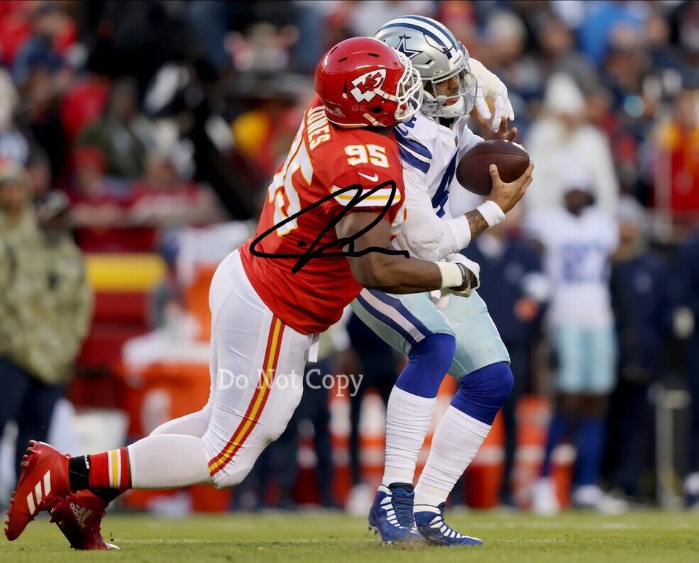Chris Jones Signed Photo 8X10 Autographed Picture Kansas City Chiefs - Etsy