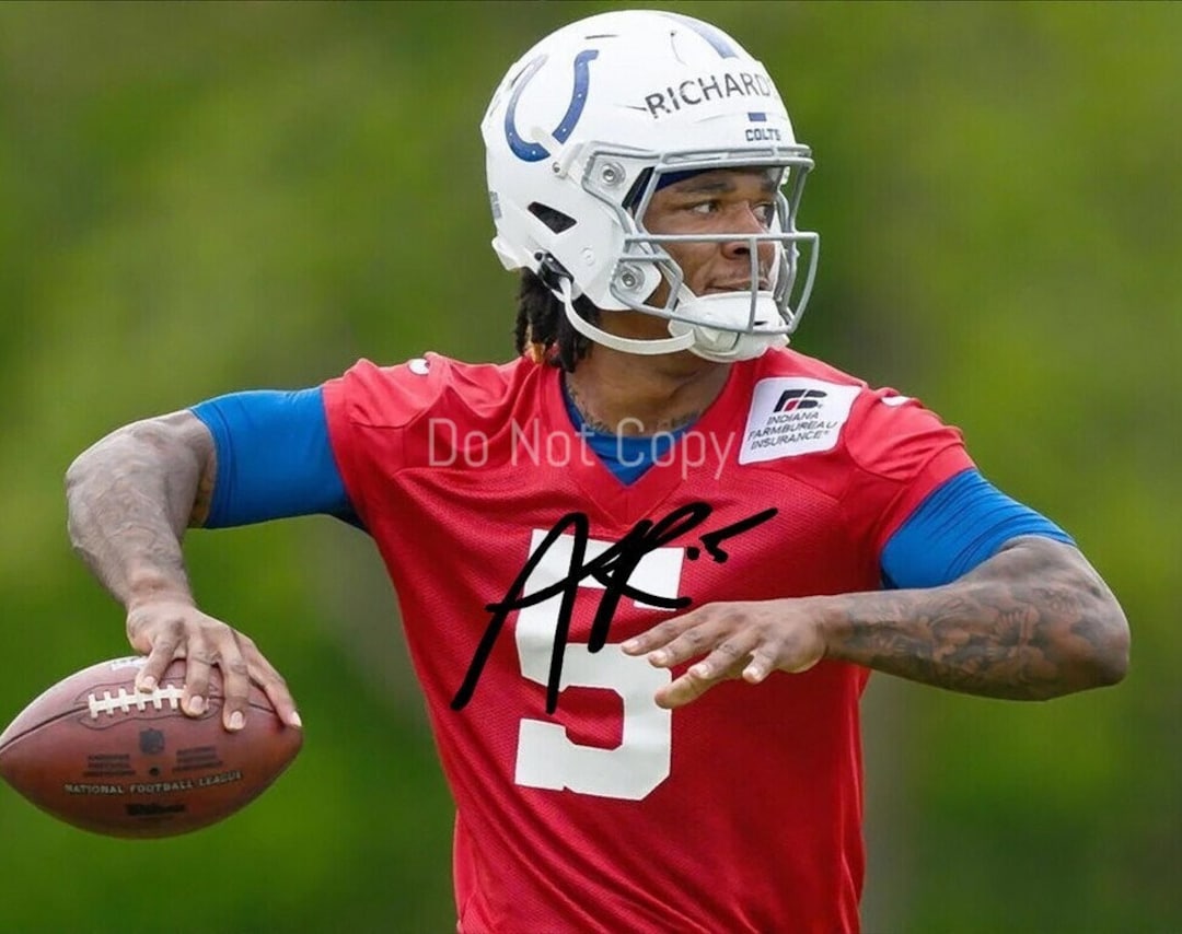 Anthony Richardson Signed Photo 8X10 Rp Autographed Picture ...