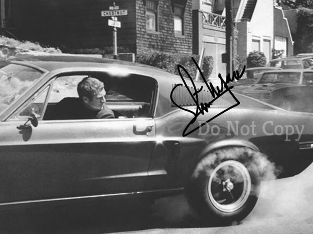 Steve Mcqueen Signed Photo 8x10 Rp Autographed Picture Bullitt - Etsy