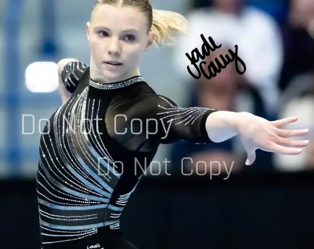 Jade Carey Signed Photo 8X10 Rp Autographed Picture Gymnastics Olympics ...