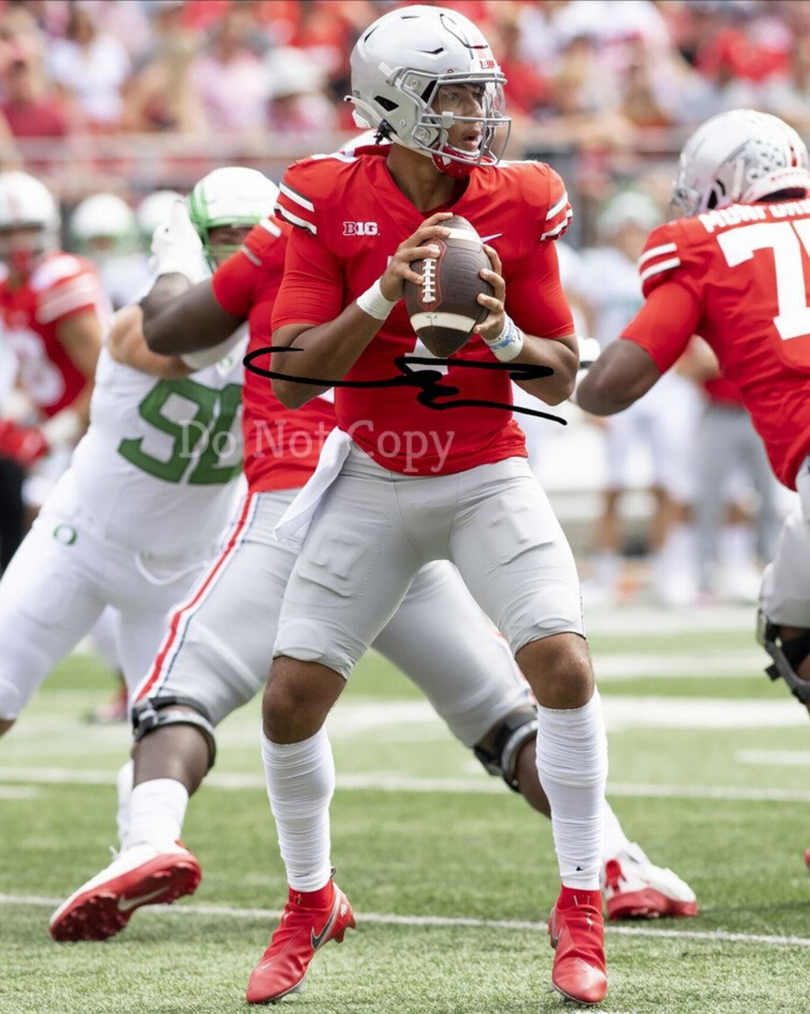 CJ Stroud Signed Photo 8X10 Rp Autographed Picture Ohio State Buckeyes ...