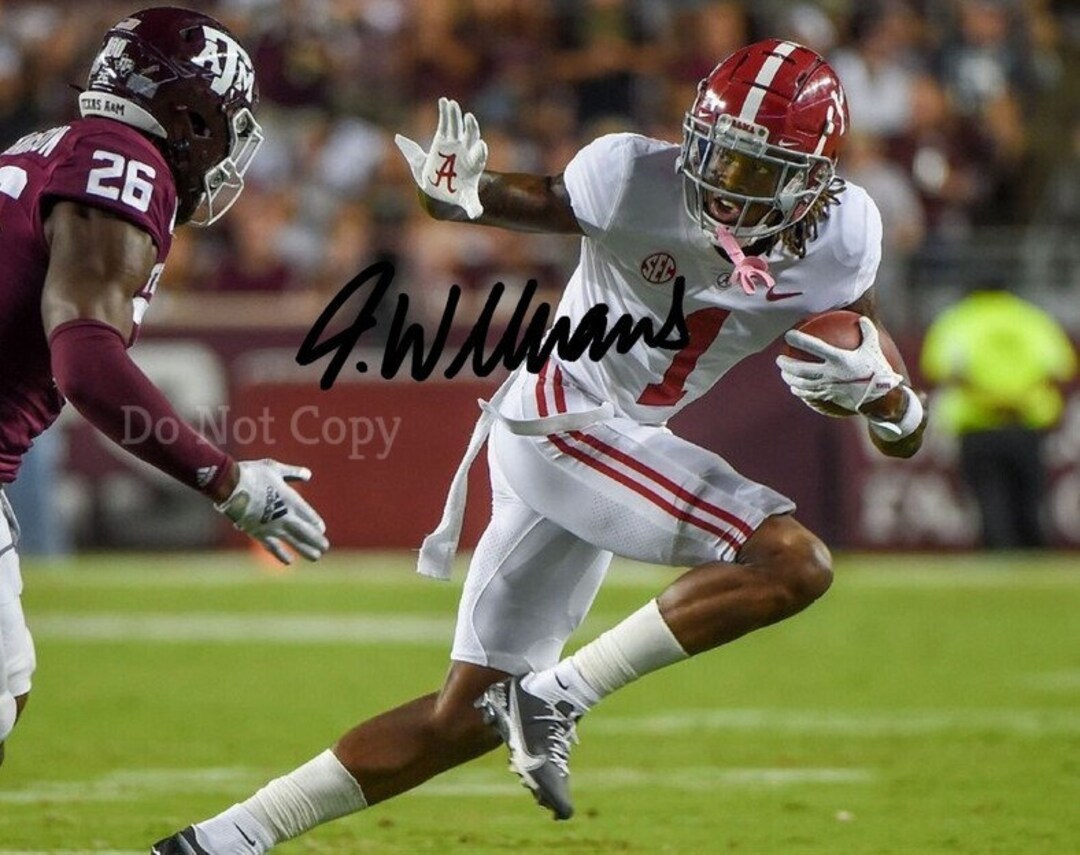 Jameson Williams Signed Photo 8X10 Rp Autographed Picture ** Alabama ...
