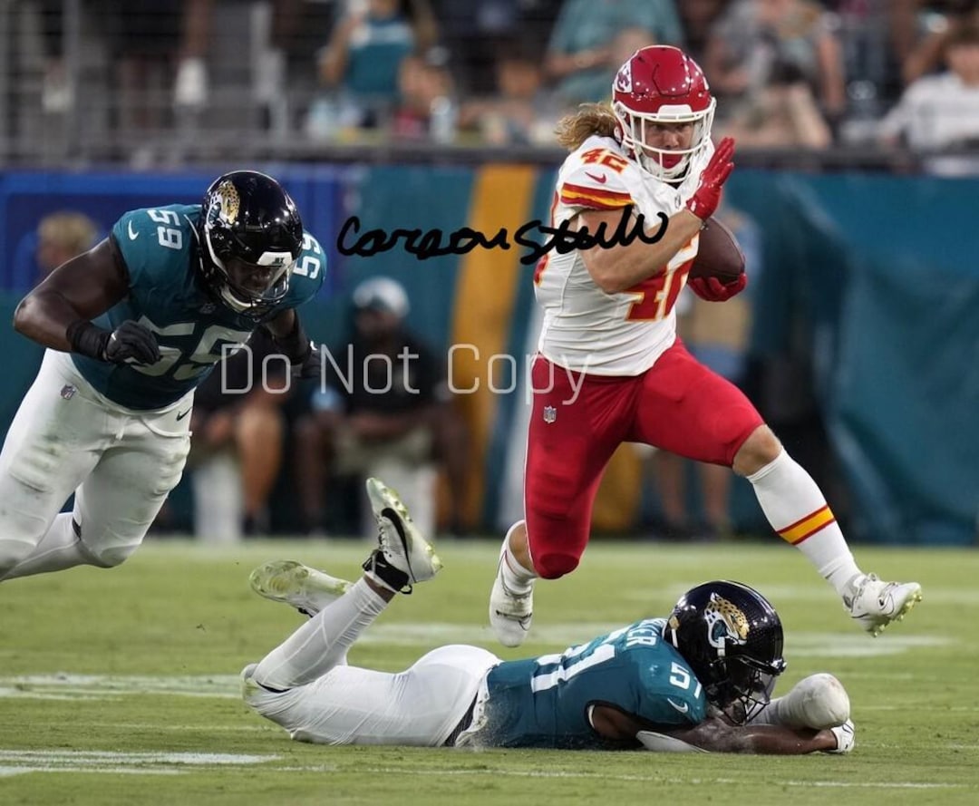 Carson Steele Signed Photo 8X10 Rp Autographed Kansas City Chiefs Auto ...