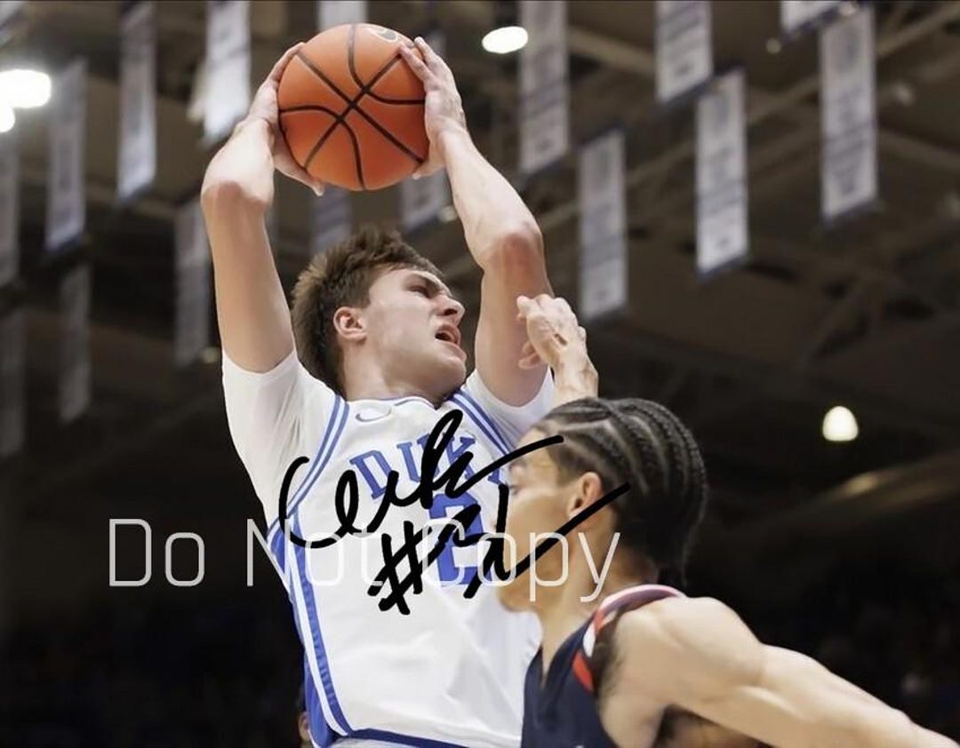 Cooper Flagg Signed Photo 8X10 Rp Autographed Picture Duke Blue Devils ...