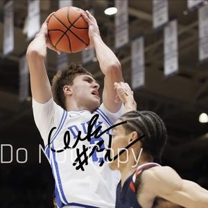 Cooper Flagg Signed Photo 8X10 Rp Autographed Picture Duke Blue Devils ...