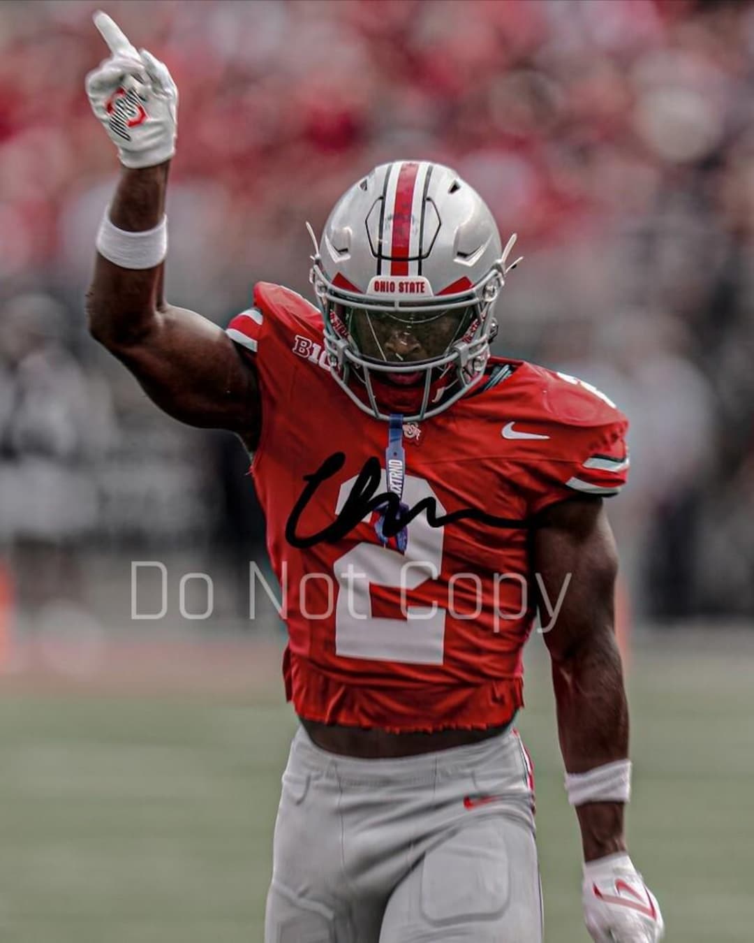 Caleb Downs Signed Photo 8X10 Rp Autographed Picture Ohio State - Etsy