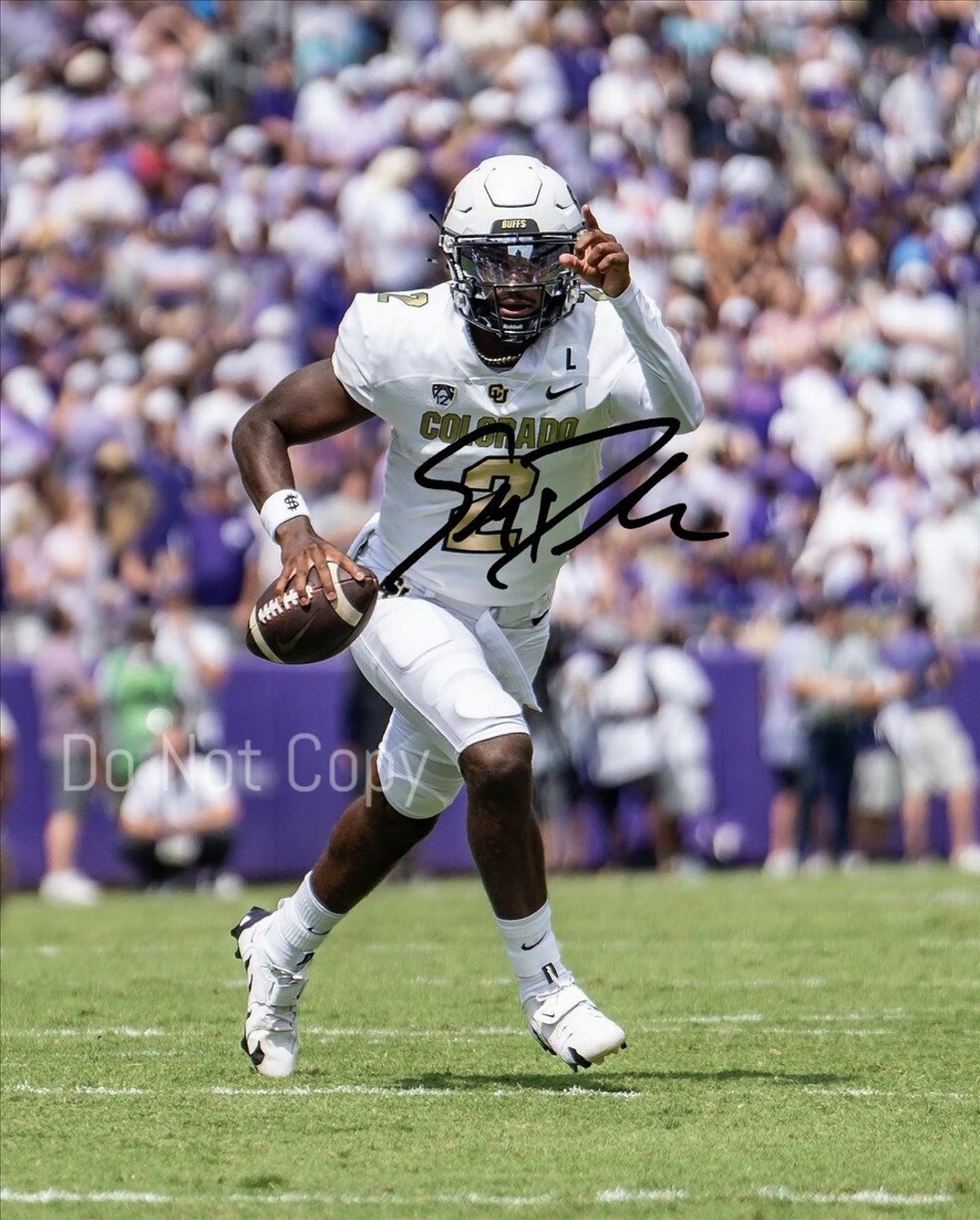 Shedeur Sanders Signed Photo 8X10 Rp Autographed Picture Colorado ...