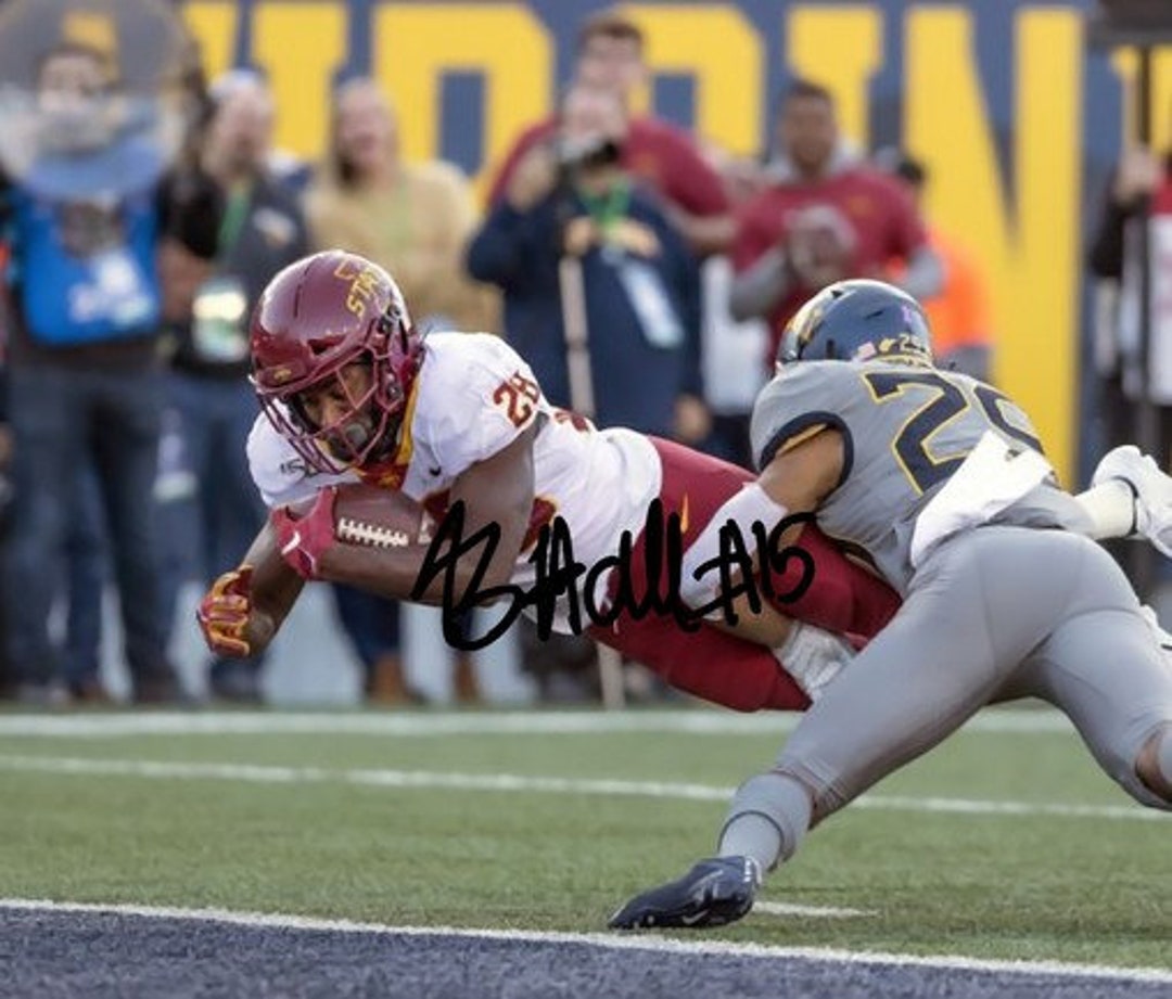 Breece Hall Signed Photo 8x10 Rp Autographed Iowa State Cylones ...
