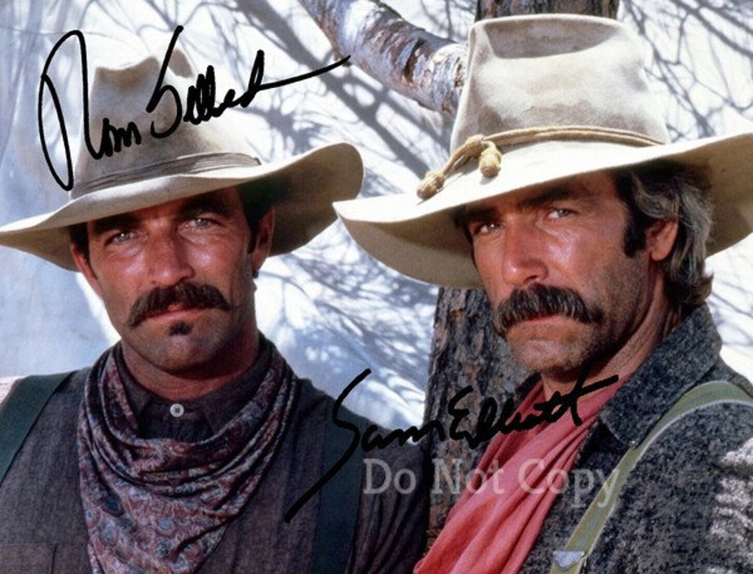 Tom Selleck & Sam Elliott Signed Photo 8X10 Rp Autographed Picture ...