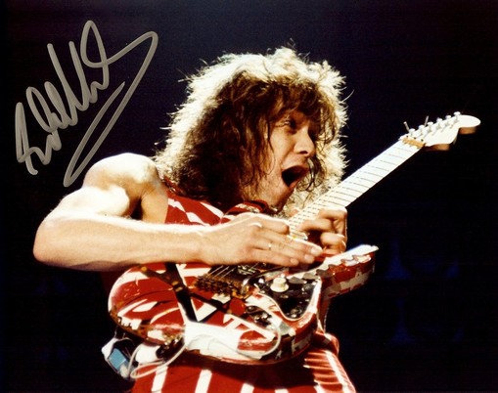 Eddie Edward Van Halen Signed Photo 8X10 Rp Autographed Picture - Etsy