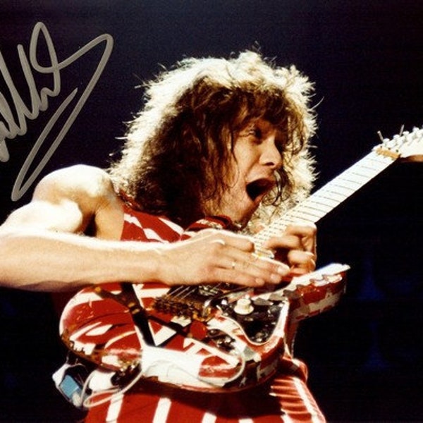 Eddie Van Halen Signed Memorabilia - Etsy