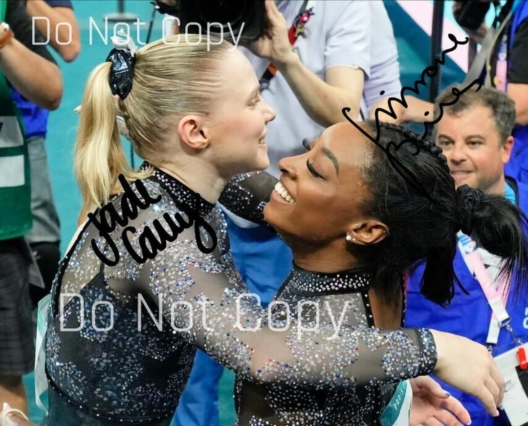 Jade Carey Simone Biles Signed Photo 8X10 Rp Autographed Picture ...