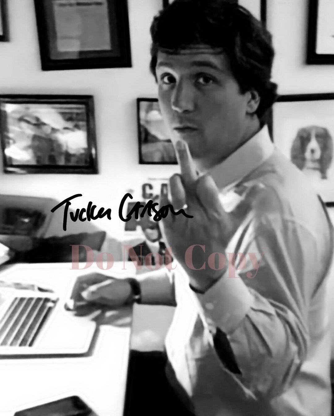 Tucker Carlson Signed Photo 8X10 Rp Autographed Picture Fox News - Etsy