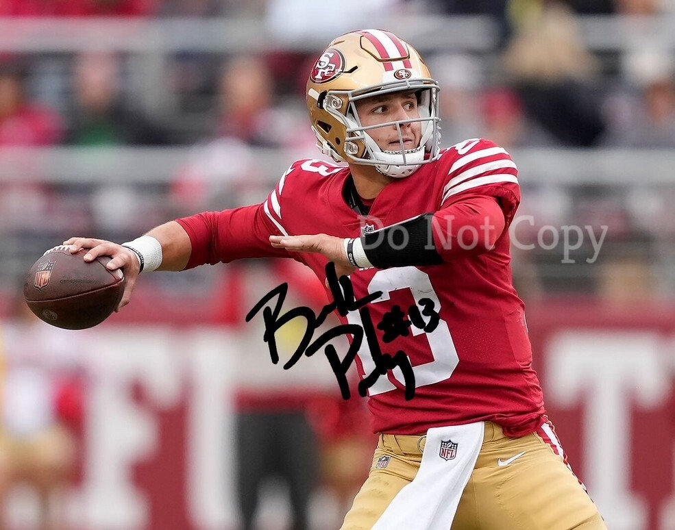 Brock Purdy Signed Photo 8X10 Rp Autographed Picture San Francisco ...
