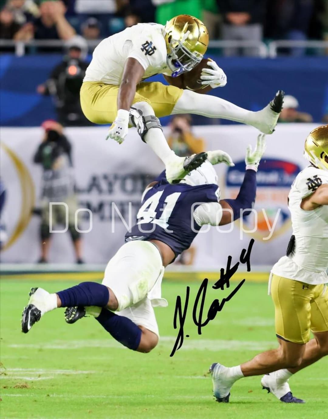 Jeremiyah Love Signed Photo 8X10 Rp Autographed Picture Notre Dame ...