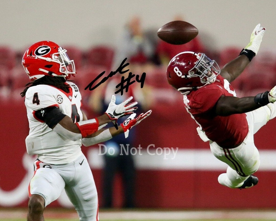 James Cook Signed Photo 8X10 Autographed Picture Georgia Bulldogs Vs ...