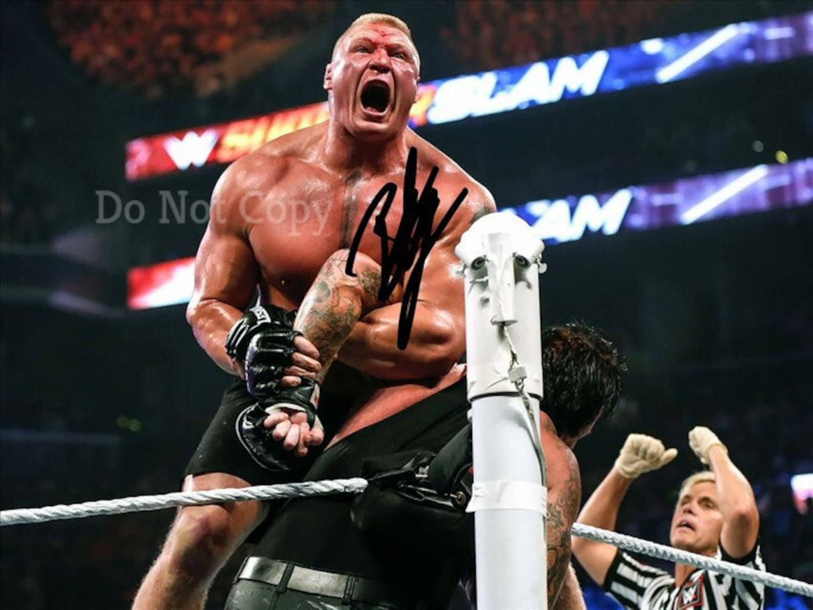 Brock Lesnar Signed Photo 8X10 Rp Autographed WWF WWE - Etsy