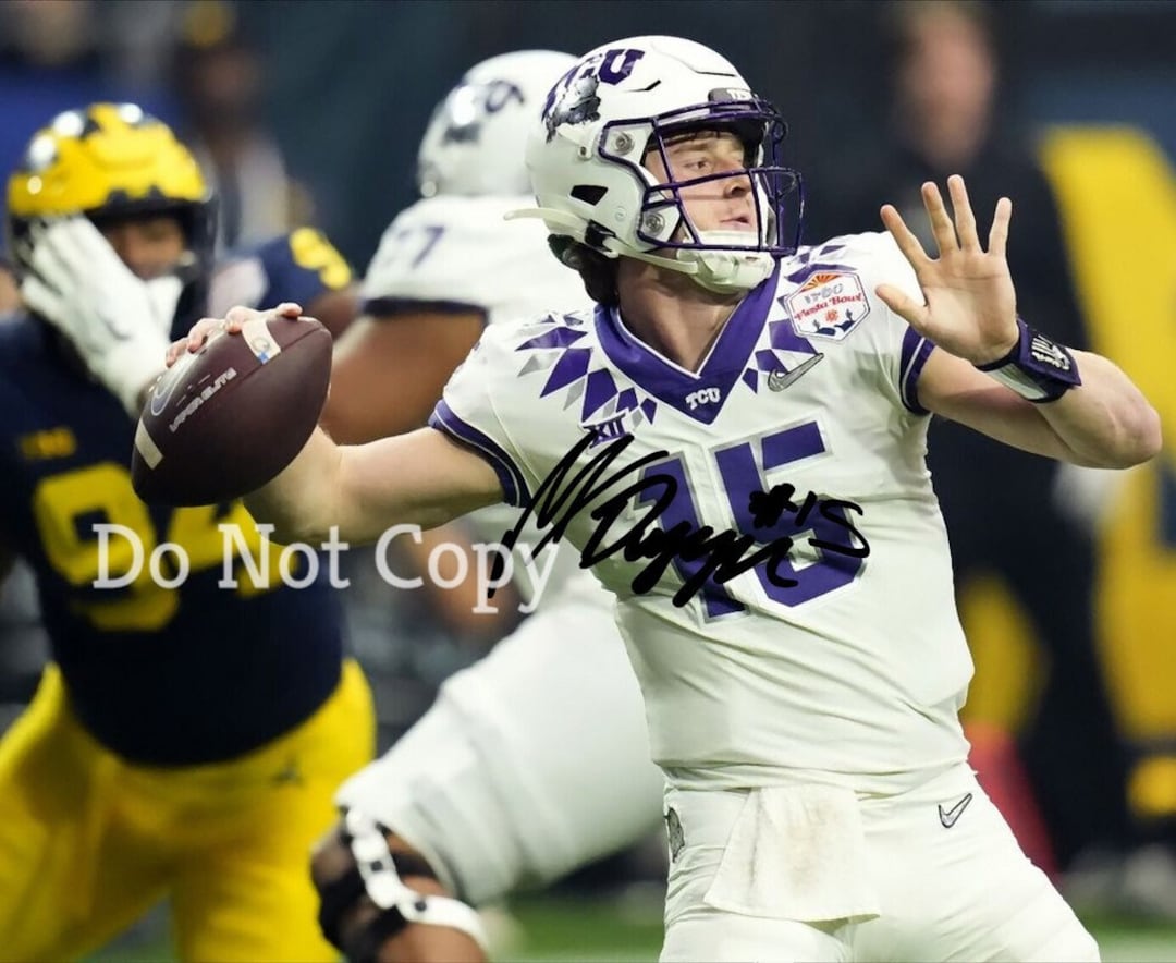 Max Duggan Signed Photo 8X10 Rp Autographed Picture TCU - Etsy