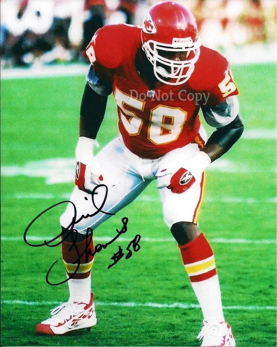 Derrick Thomas Signed Photo 8X10 Rp Autographed Kansas City Chiefs - Etsy