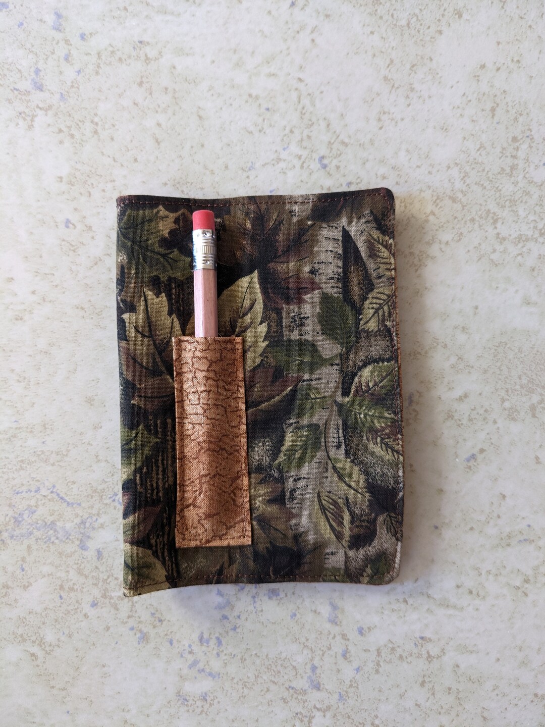 Mini Notebook With Cloth Cover & Pencil - Composition Notebook and Golf ...