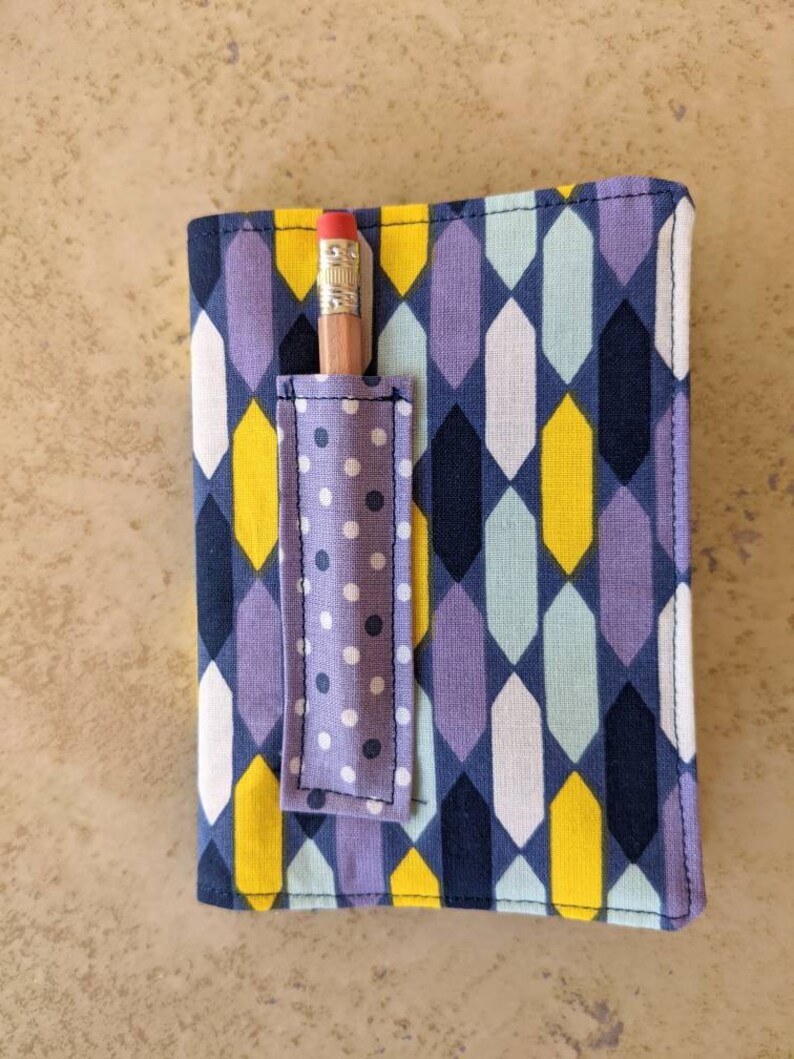 Mini Notebook With Cloth Cover & Pencil Composition Notebook | Etsy