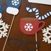 Winter Photo Booth Props - 10 Piece Set - Snow Photo Booth Set ...