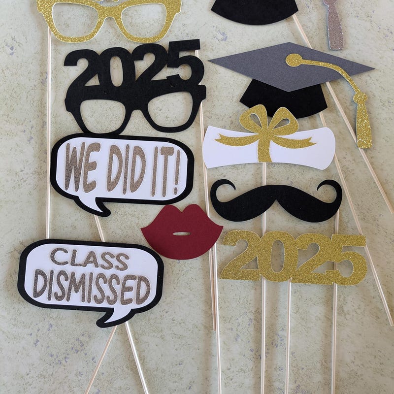 Graduation Photo Booth Props - Etsy
