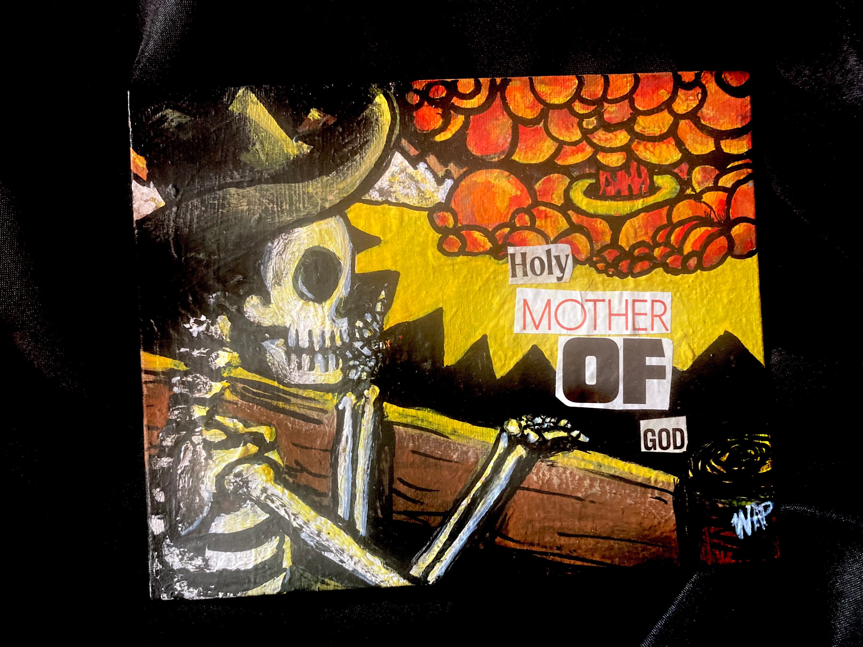 Holy Mother Doomsday Art Mushroom Cloud Painting - Etsy