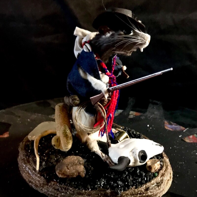 Taxidermy Rat - Etsy
