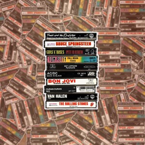 80s Cassettes Laminated Sticker for Water Bottle or Laptop Vintage ...